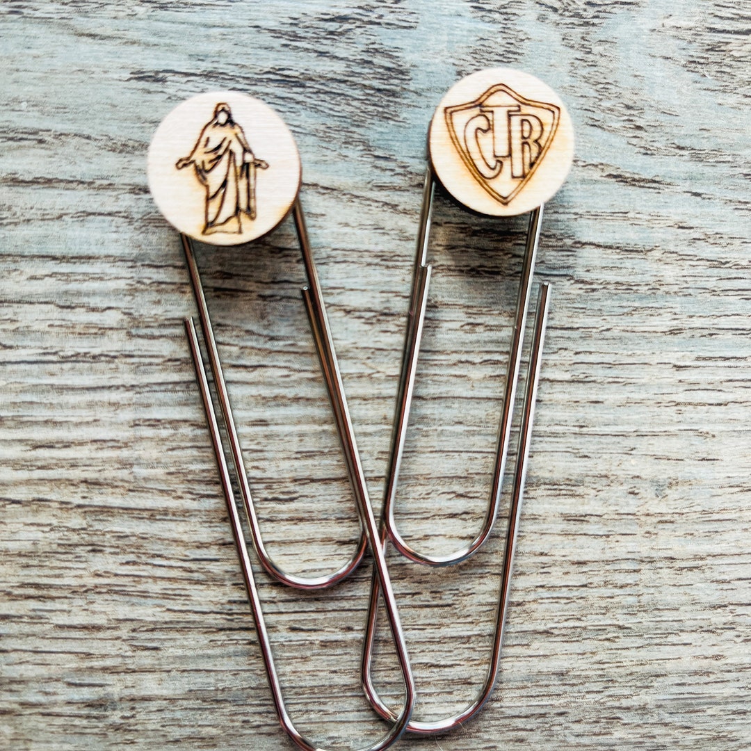 CTR Baptism Gift, LDS Baptism Gift Boy or Girl, Bookmark for Scripture ...