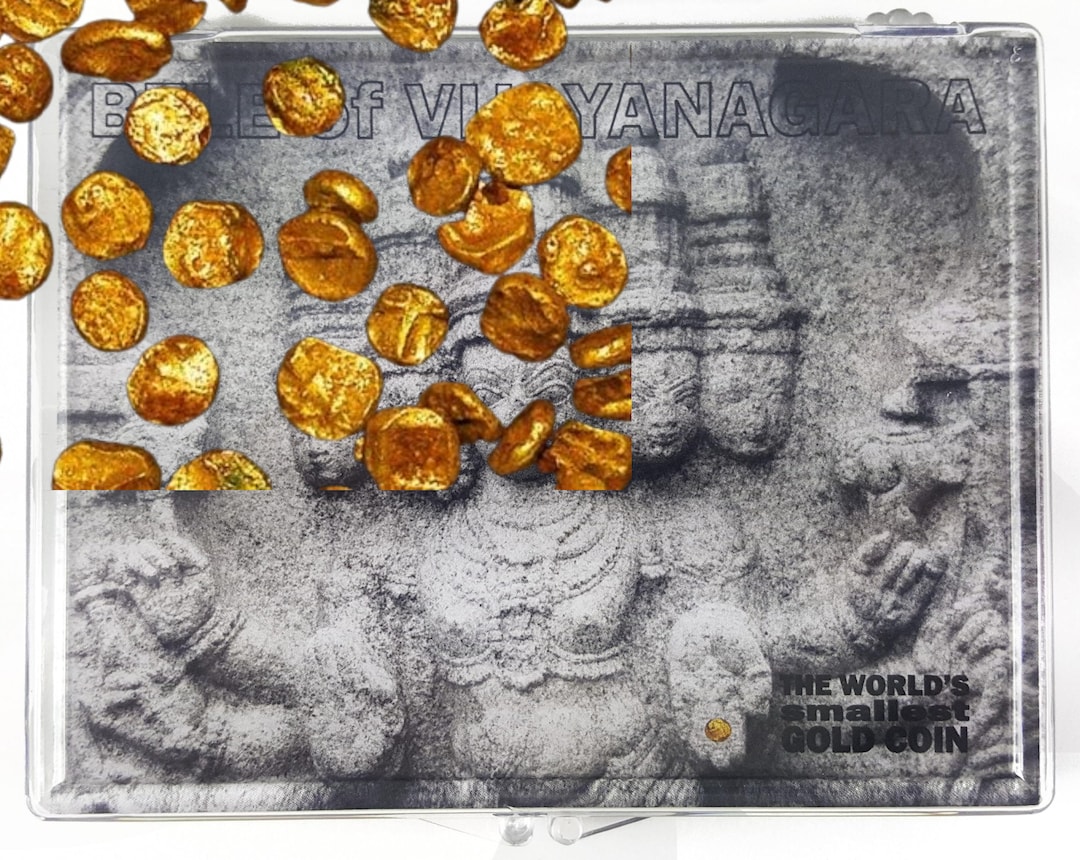 11 Piece World's Smallest Gold Coins Bele India Vijayanagara Empire - Etsy
