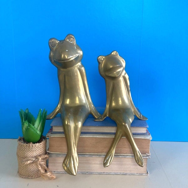 Brass Frog - Etsy