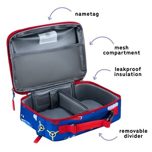 Airplane Lunch Box | Insulated Lunch Bag | Water Resistant Bag | Kids ...