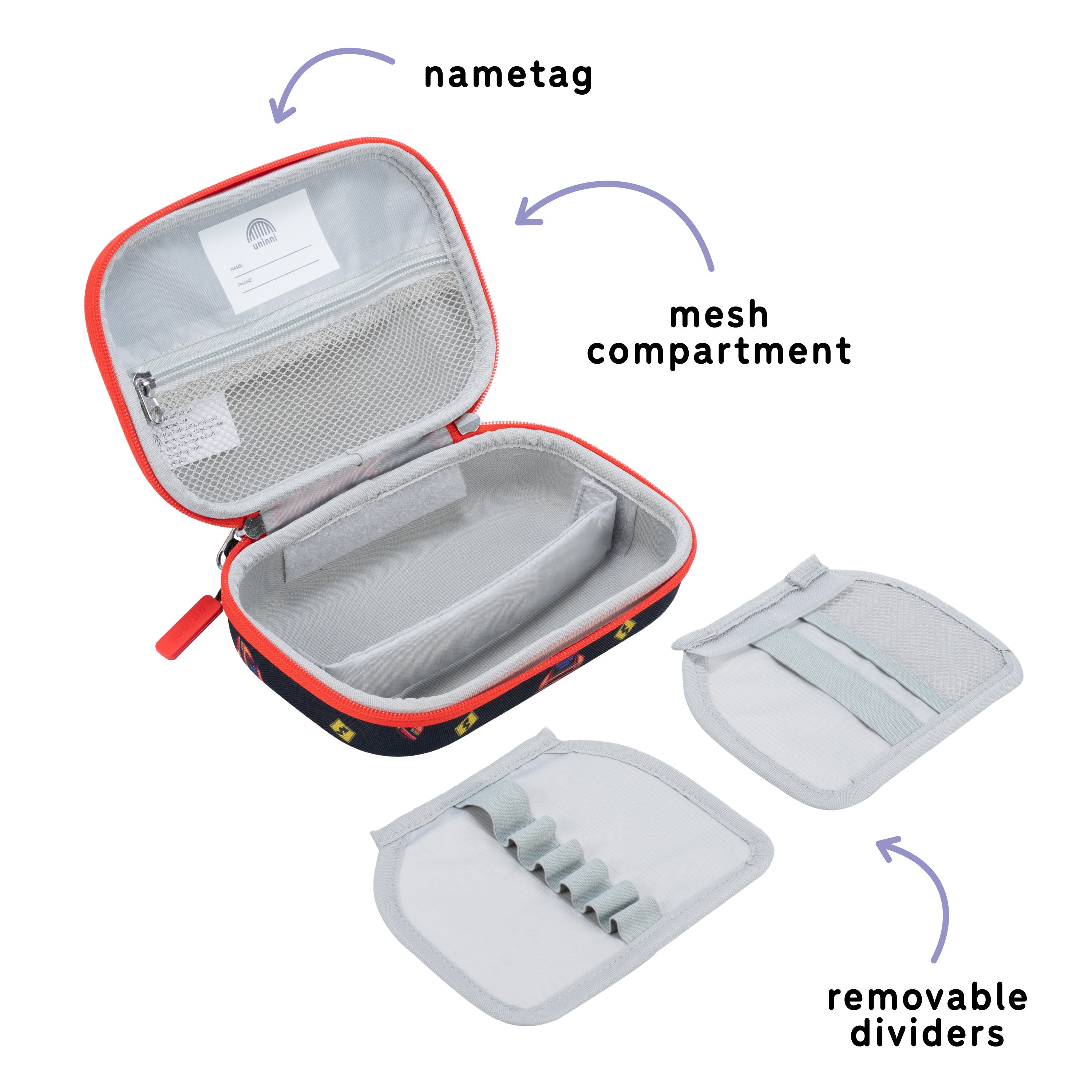 Race Car Pencil Case Kids School Supplies Back to School Pouch Holder ...