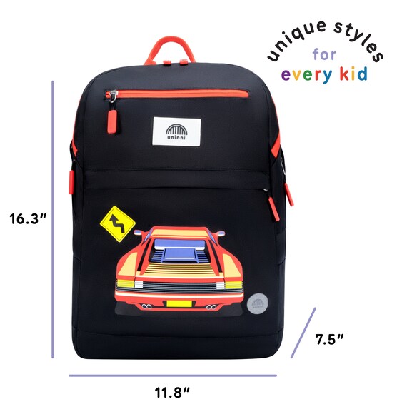 16" Race Car Backpack for Kids 7+ | Kids Backpack | B… - Gem