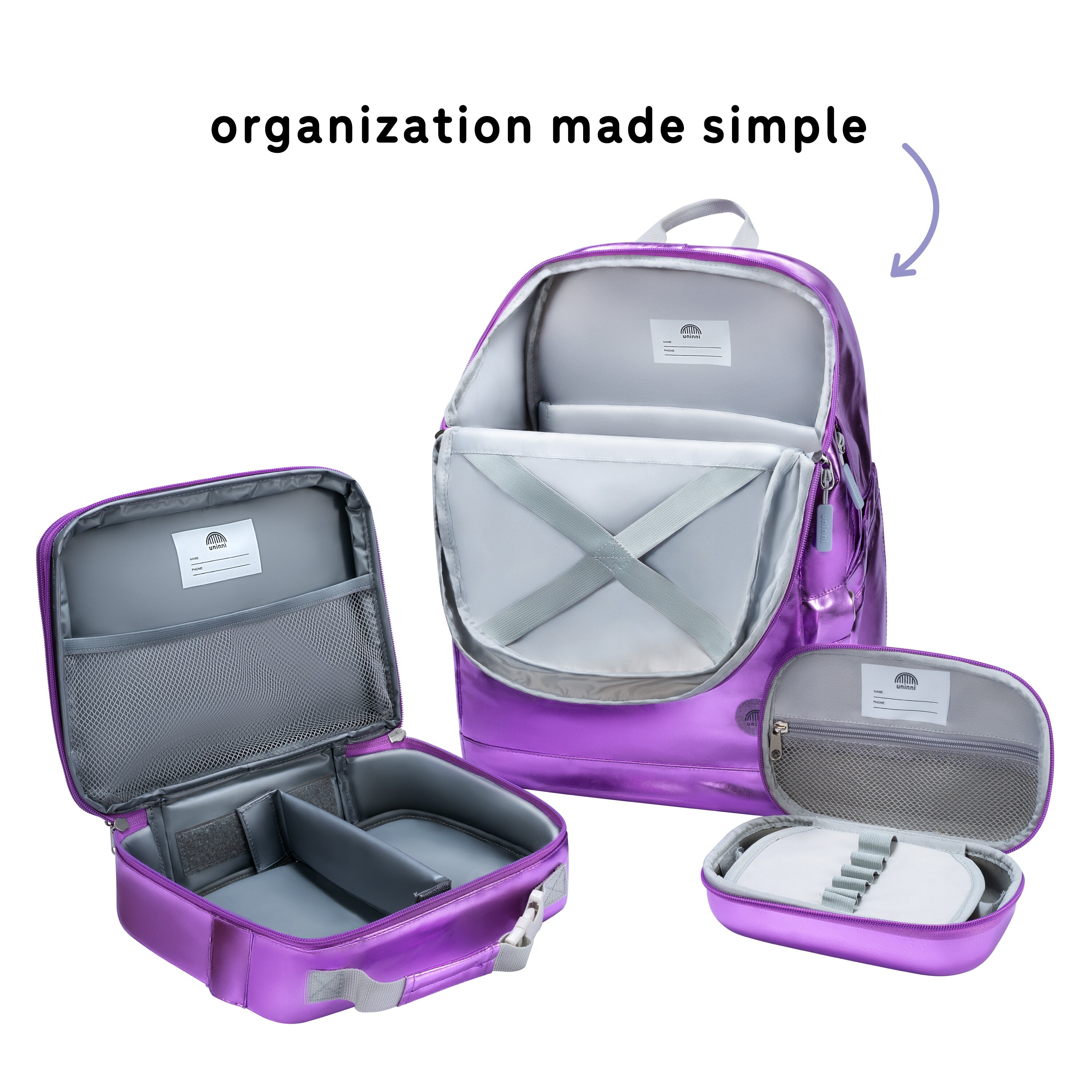 16" Backpack School Set for Kids 7+ | Backpack | Lunch Bag | Girl ...