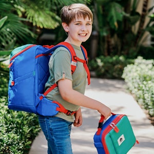 Color Block Lunch Box | Insulated Lunch Bag | Water Resistant | Kids ...