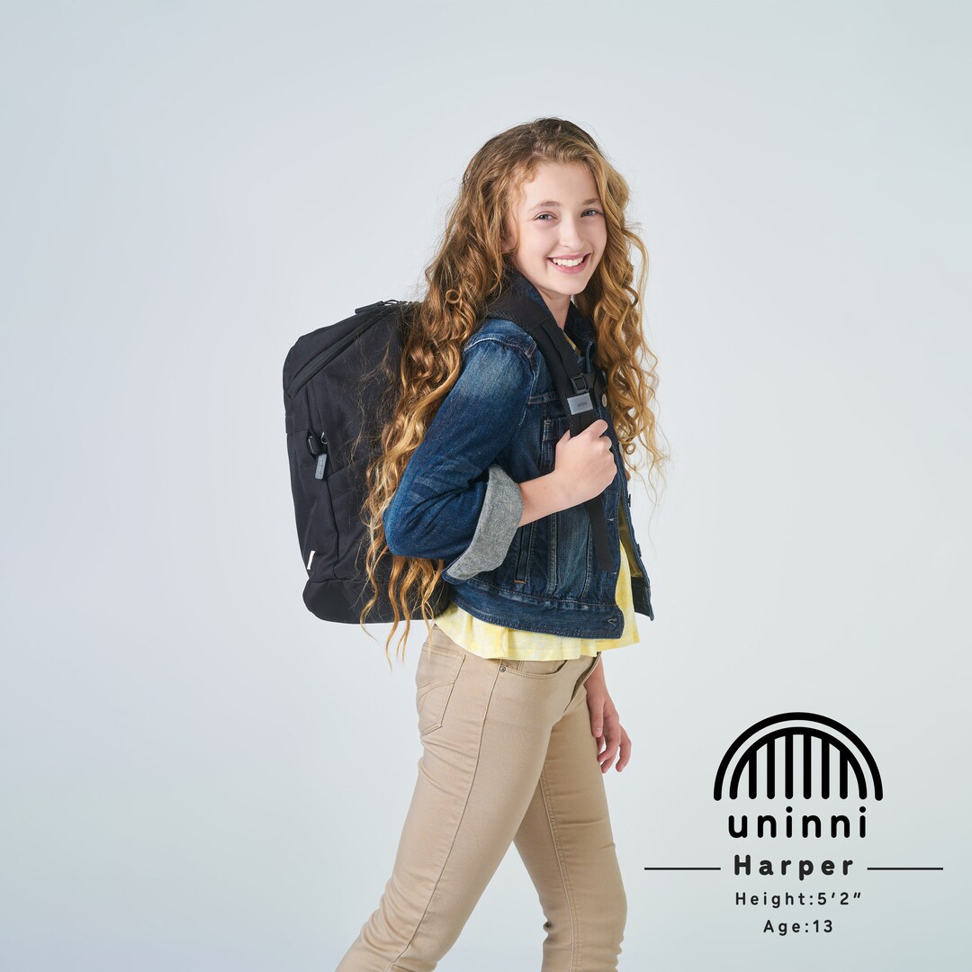 Black 16" Backpack for Kids 8+ and Adults | Back to School | Gifts ...