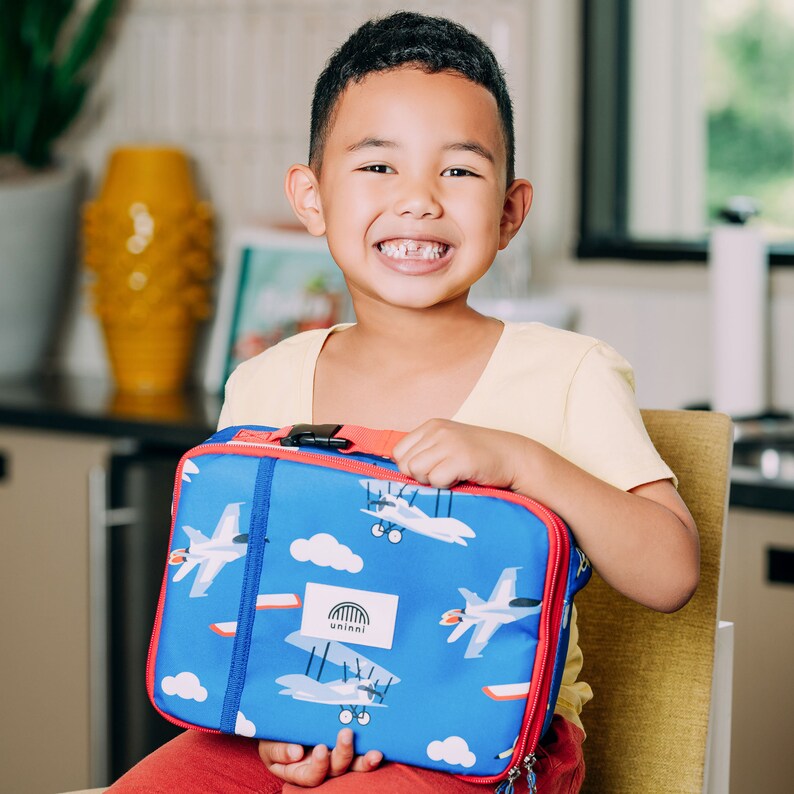 Airplane Lunch Box | Insulated Lunch Bag | Water Resistant Bag | Kids ...
