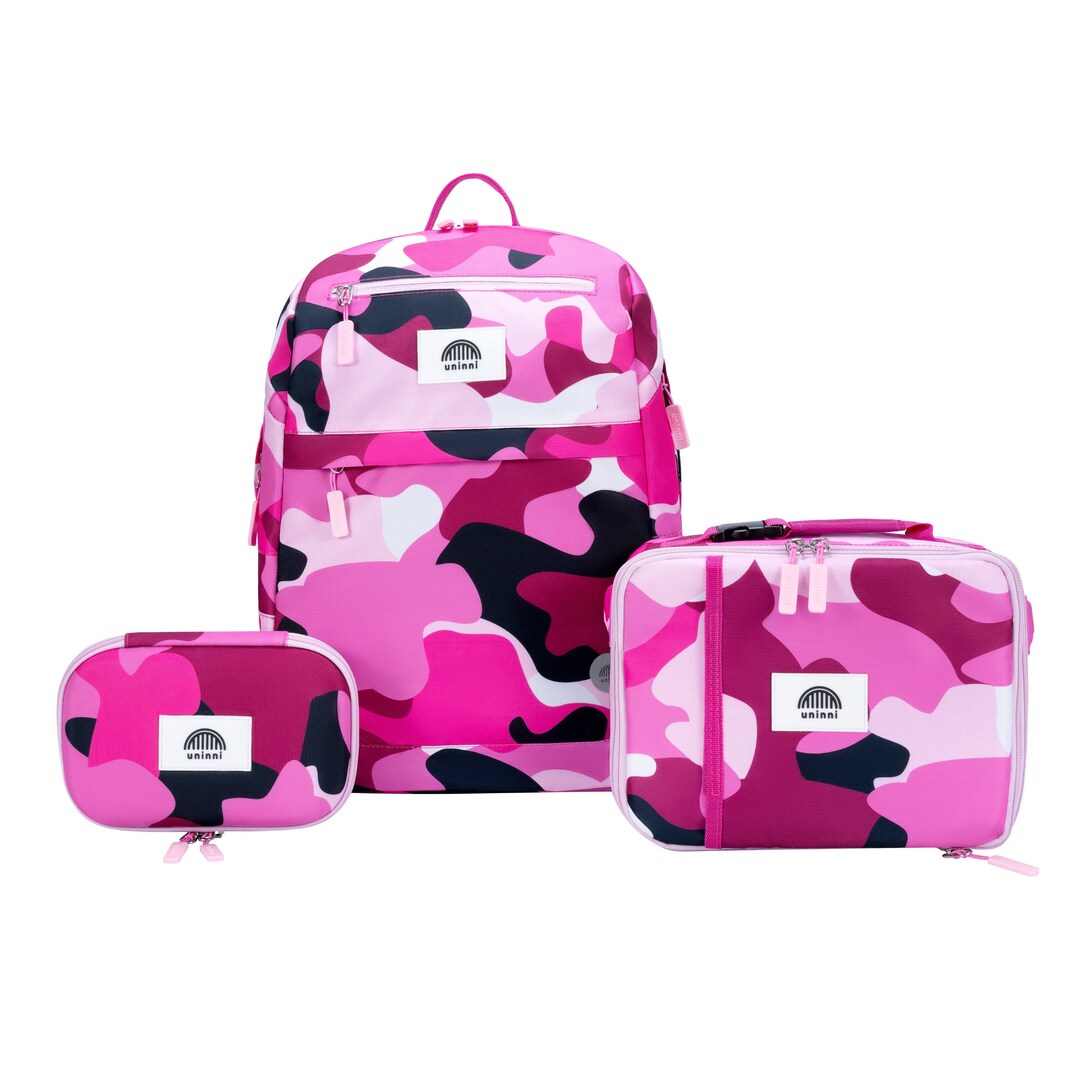 16" Backpack School Set for Kids 7+ | Camouflage Backpack | Lunch Bag ...