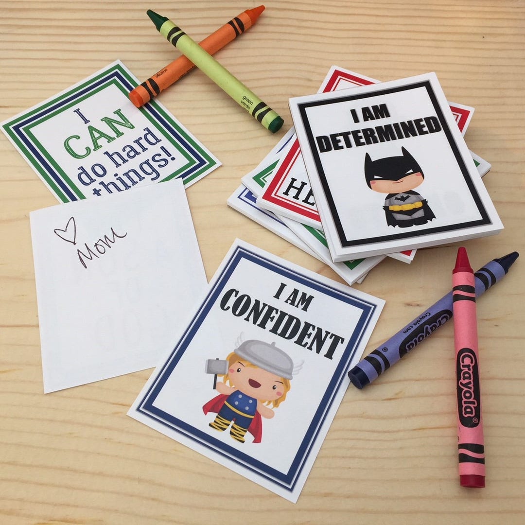 30 Sheet Notepad | Positive Affirmations | Lunchbox Notes | Tear off ...