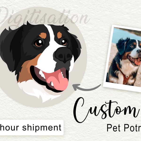 Pet Portraits Line Art - Etsy UK
