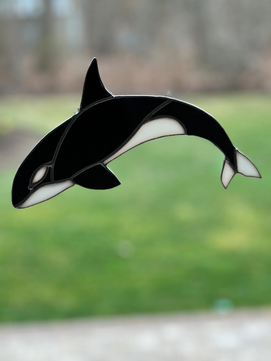 Orca-killer Whale-stained Glass - Etsy