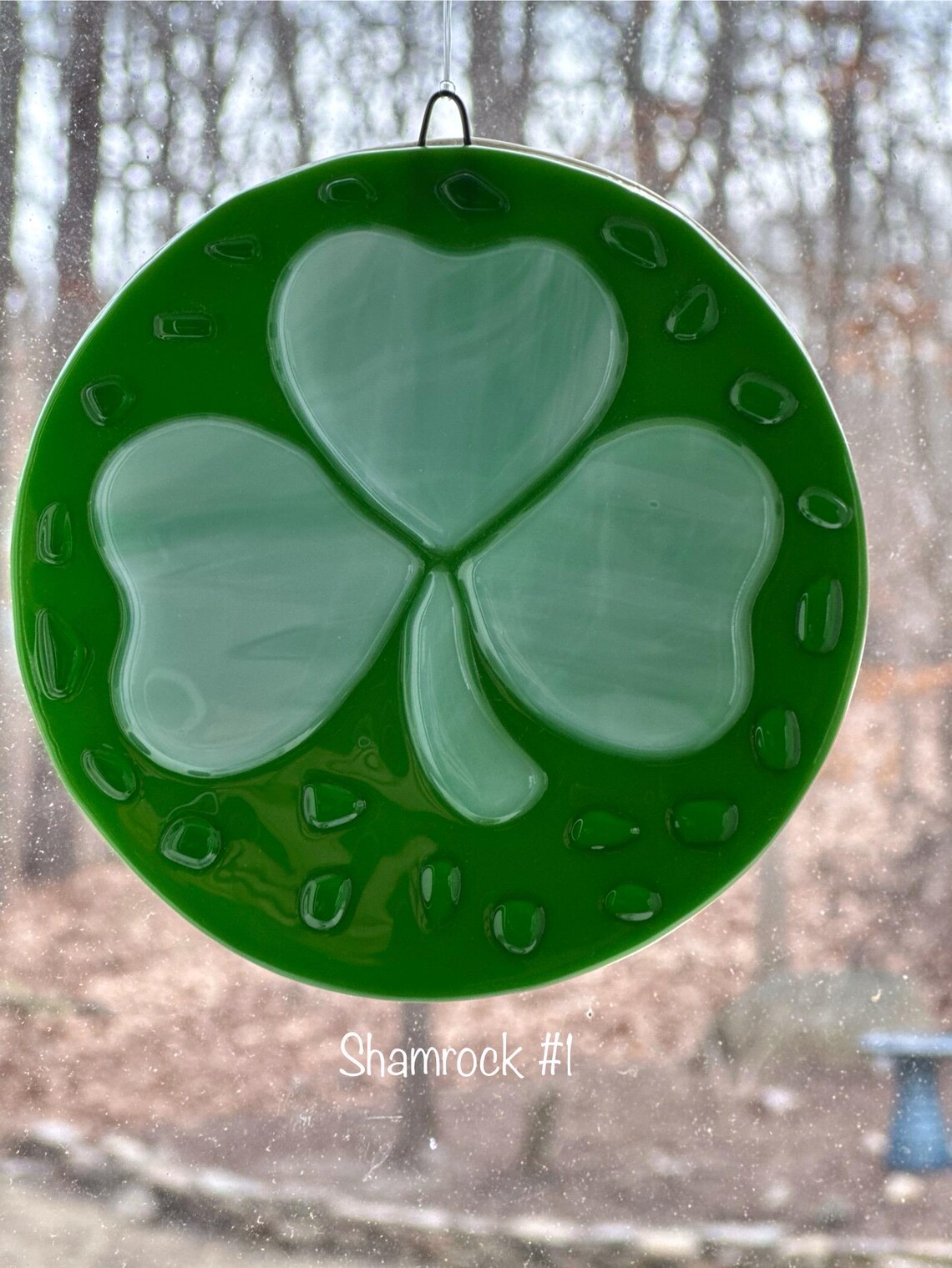 Shamrock - Fused Glass - Etsy