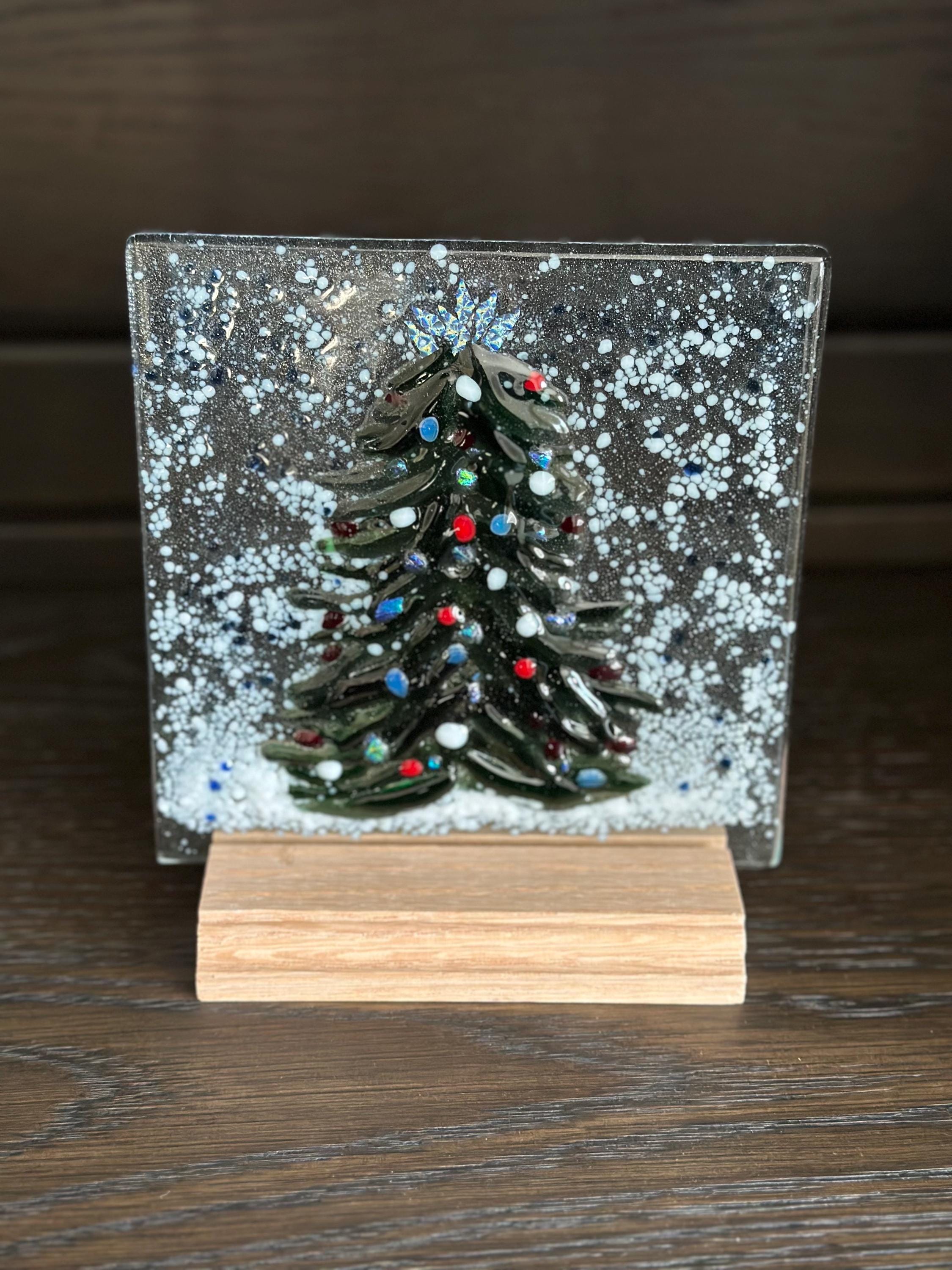 Oak Display Base: Stained Glass, Acrylic & Suncatcher Stand - Etsy