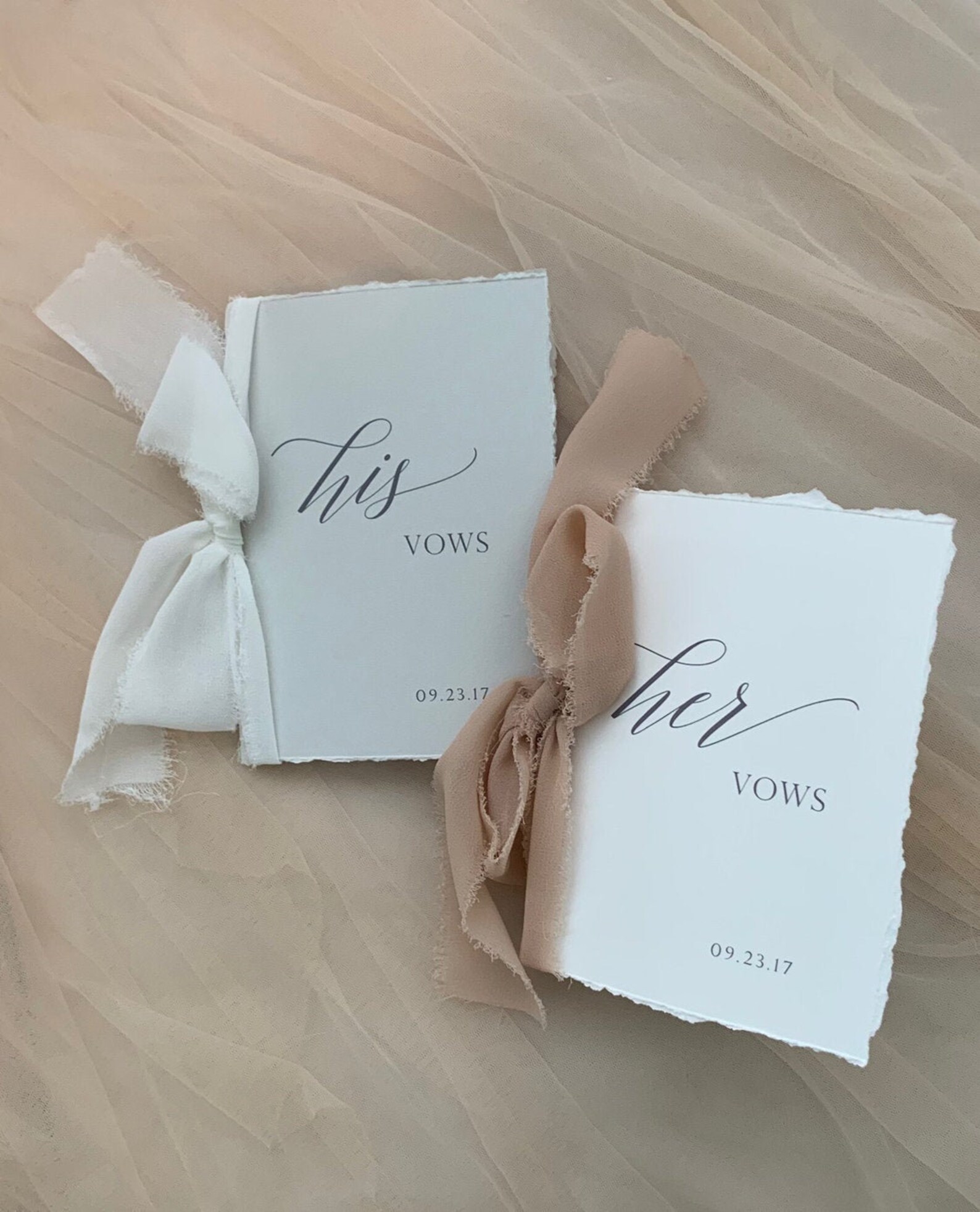 Vow Books Wedding Vow Book Set Personalized Vow Book His - Etsy