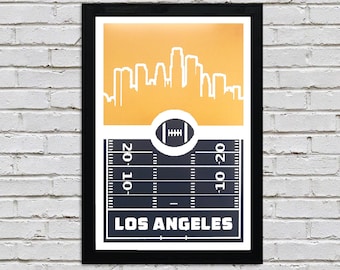 Los Angeles Chargers Poster | Etsy