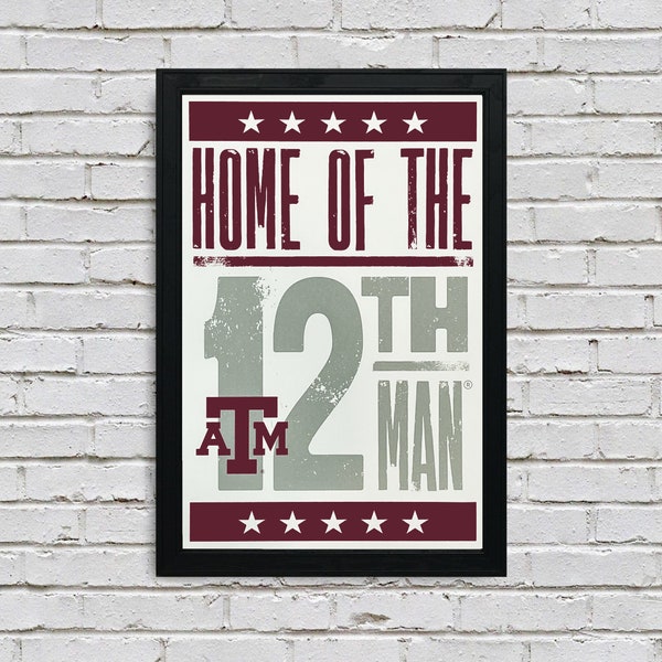 12th Man - Etsy