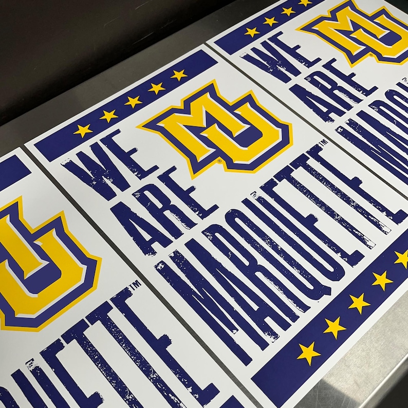 Limited Edition Marquette Golden Eagles Poster Art Print - Gifts for ...