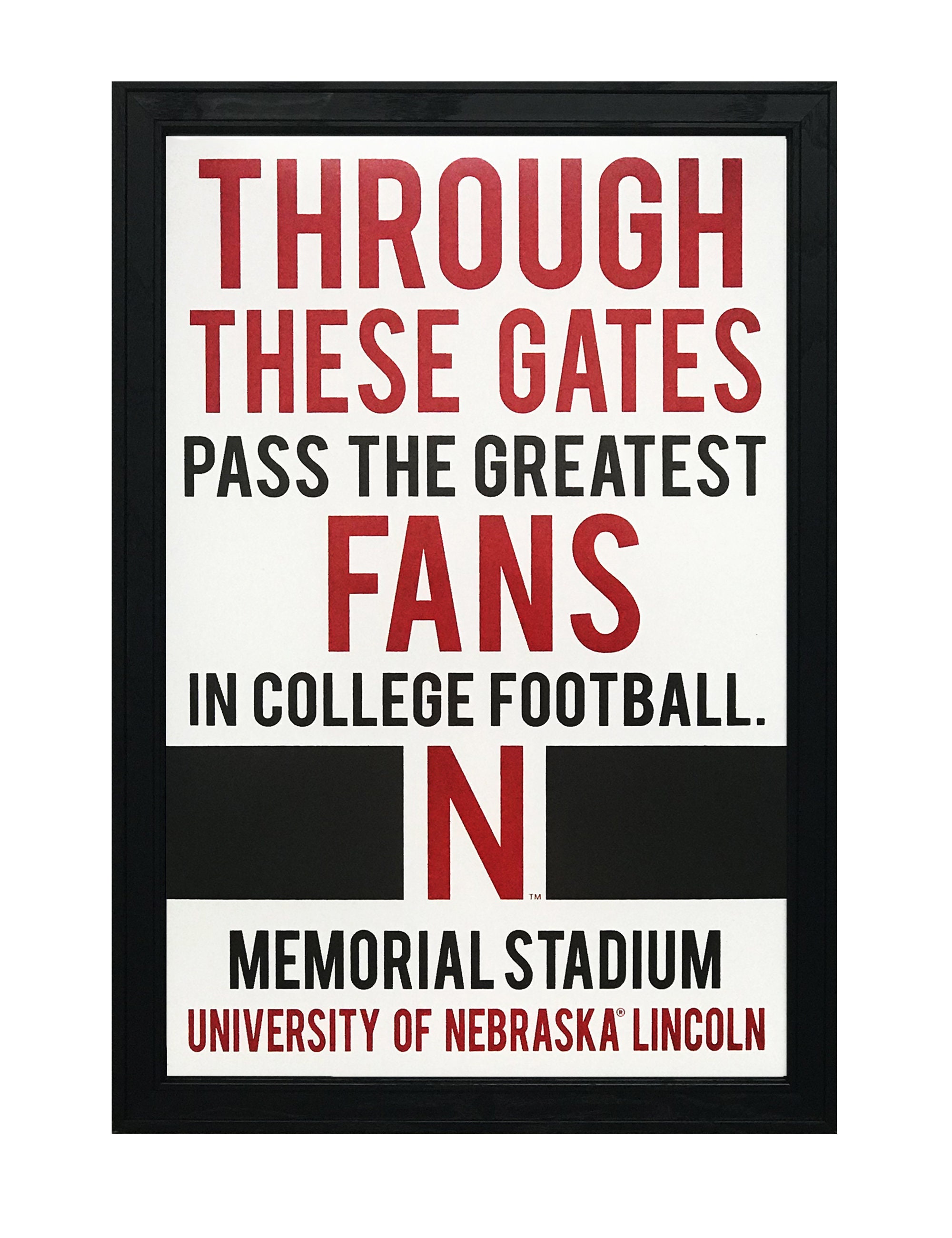 Nebraska Football Font