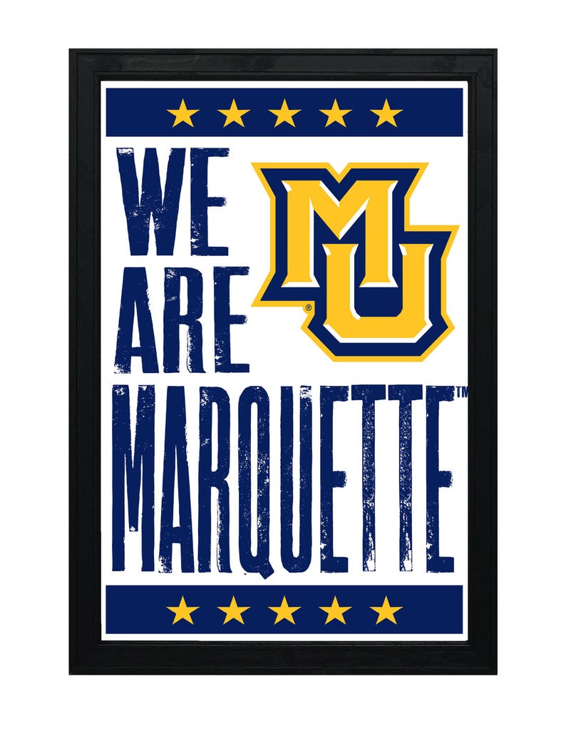 Limited Edition Marquette Golden Eagles Poster Art Print - Gifts for ...