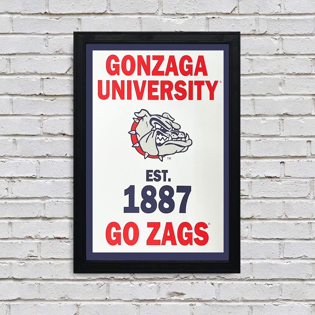 Limited Edition Gonzaga Bulldogs Est. 1887 Banner Poster - Go Zags ...