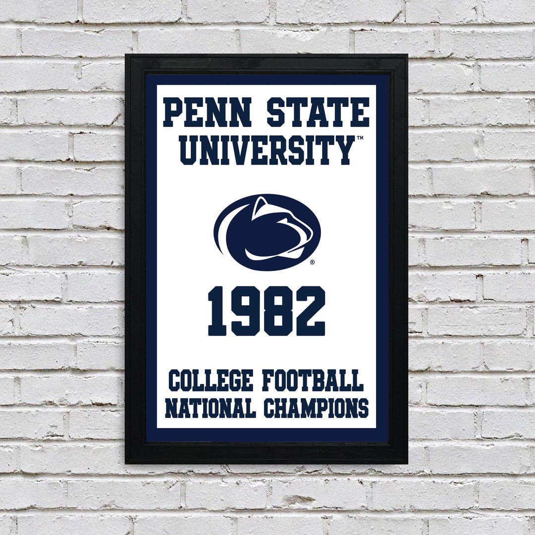 Limited Edition 1982 Penn State College Football National Championship ...