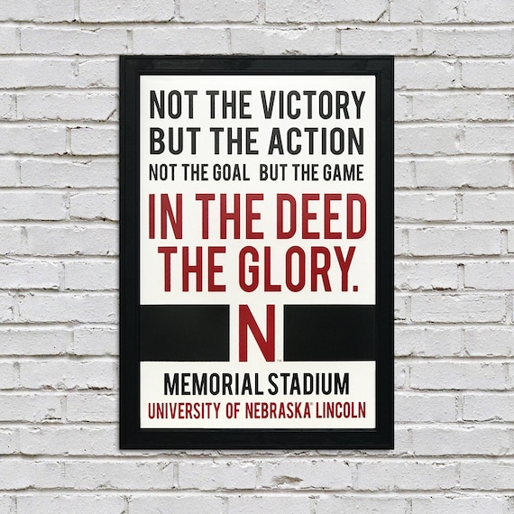 Nebraska Football Art
