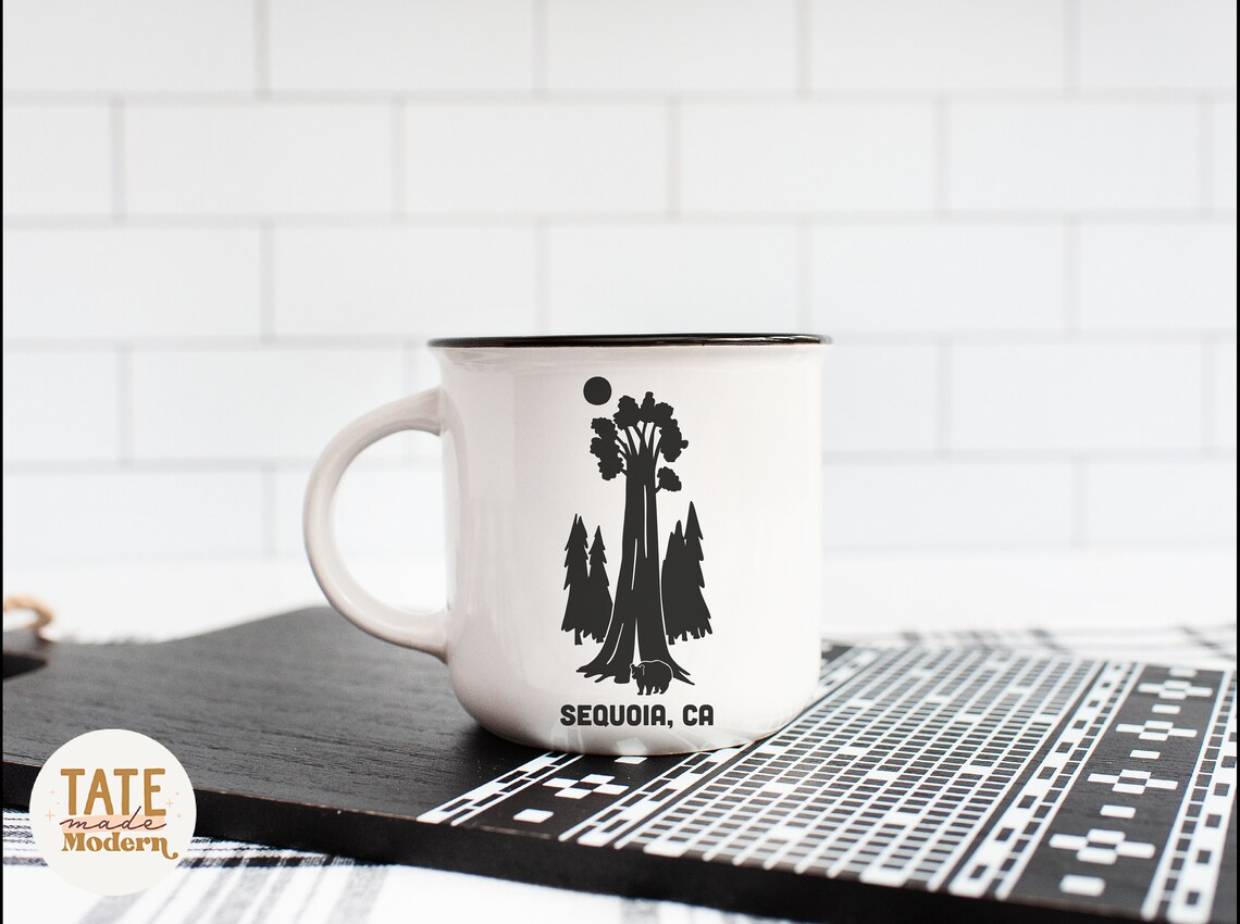Sequoia National Park Retro SVG Cut File Sequoia California - Etsy