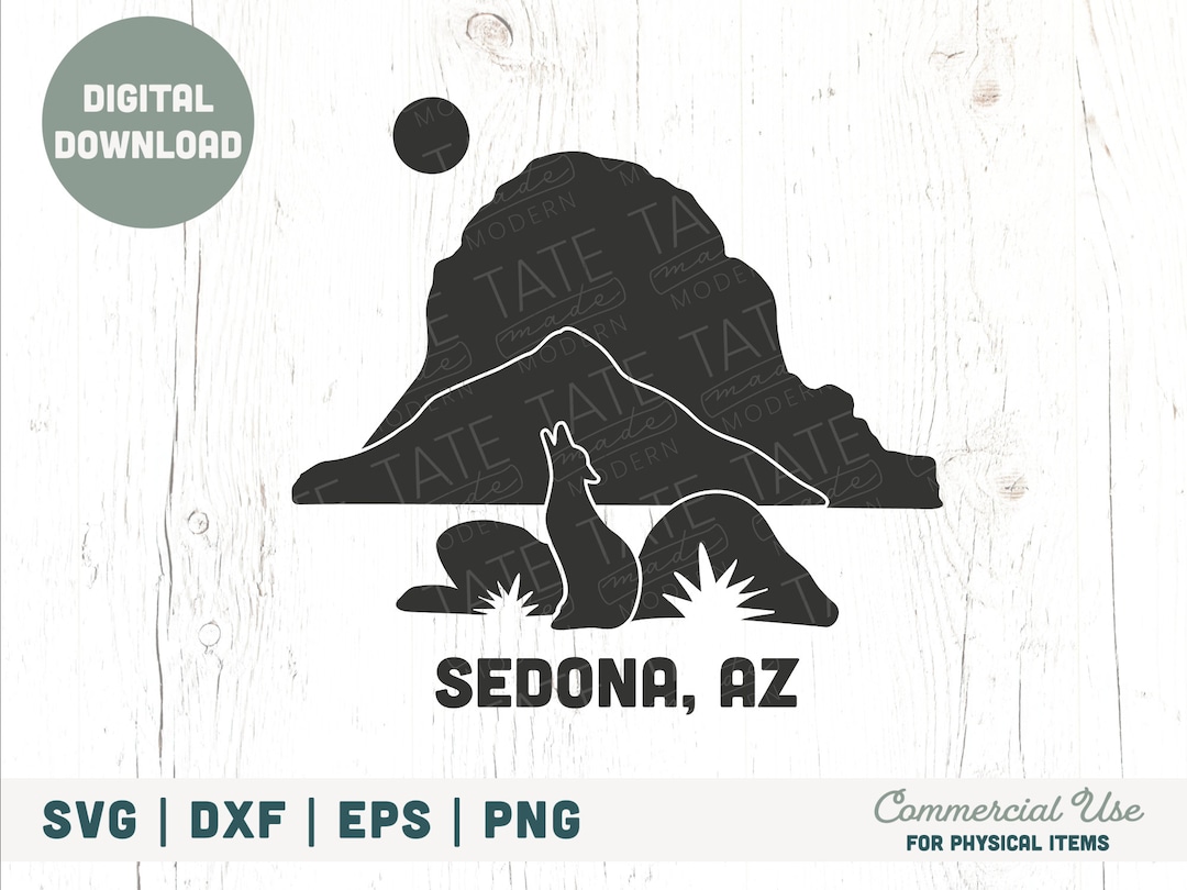 Sedona National Park Retro SVG Cut File, Sedona Arizona Png, Arizona ...