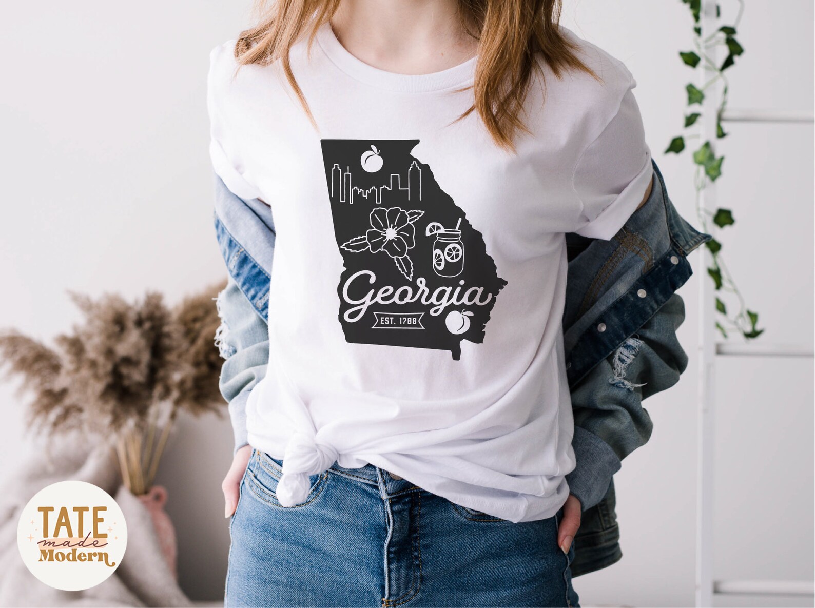 Vintage Georgia SVG Cut File Georgia Home Svg Atlanta - Etsy