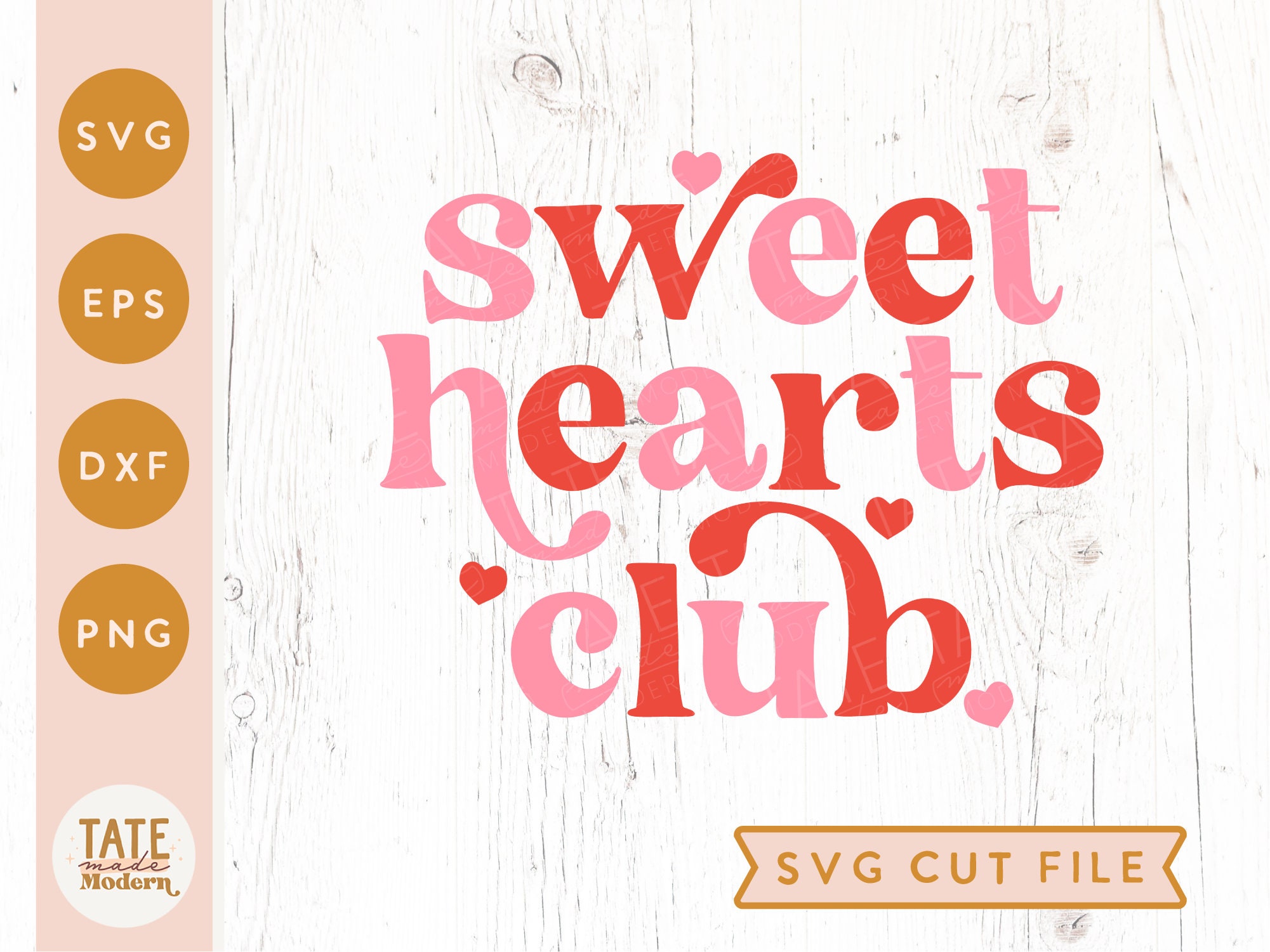 Sweet Hearts Club SVG Cut File Sibling Valentine Shirt Svg - Etsy