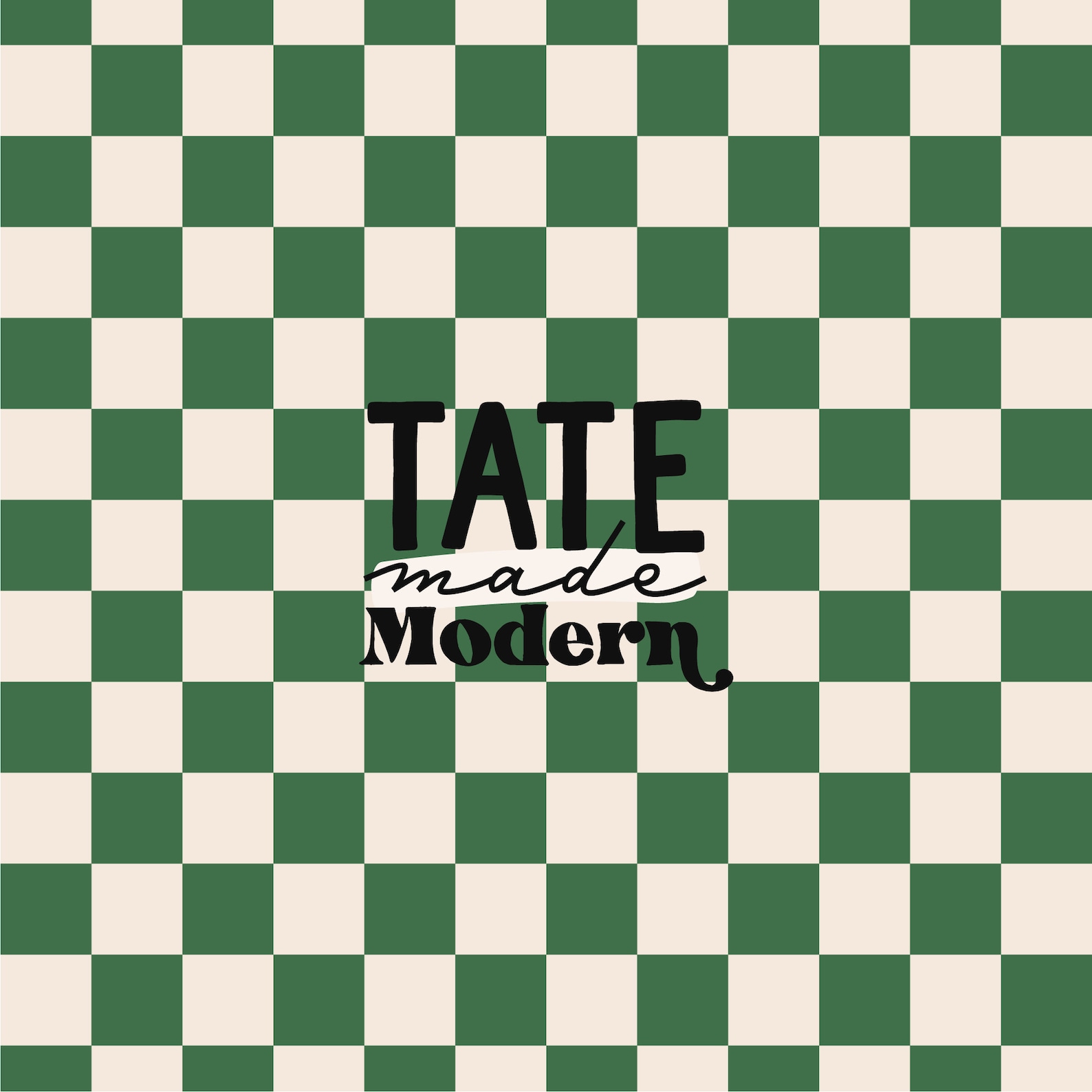 Green and Cream Checker Seamless Pattern File Retro St. - Etsy