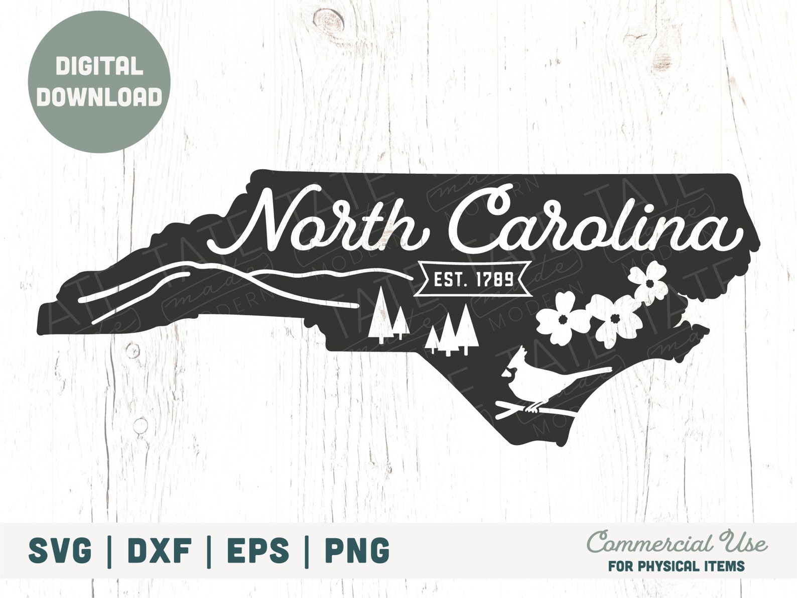 Vintage North Carolina SVG Cut File North Carolina Home Svg - Etsy