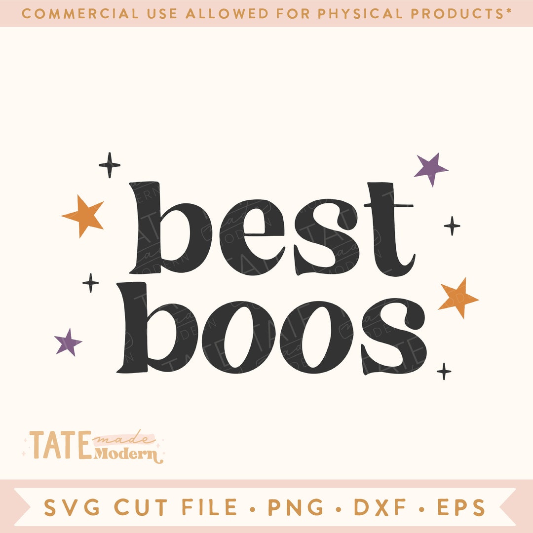 Best Boos SVG Cut File - Retro Halloween Svg, Halloween Mommy and Me ...