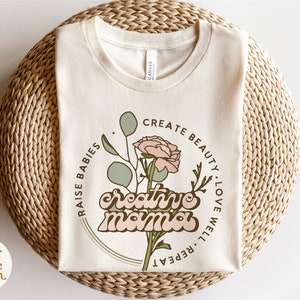 Creative Mama Floral Retro PNG for Sublimation - Mama Wildflower Png ...