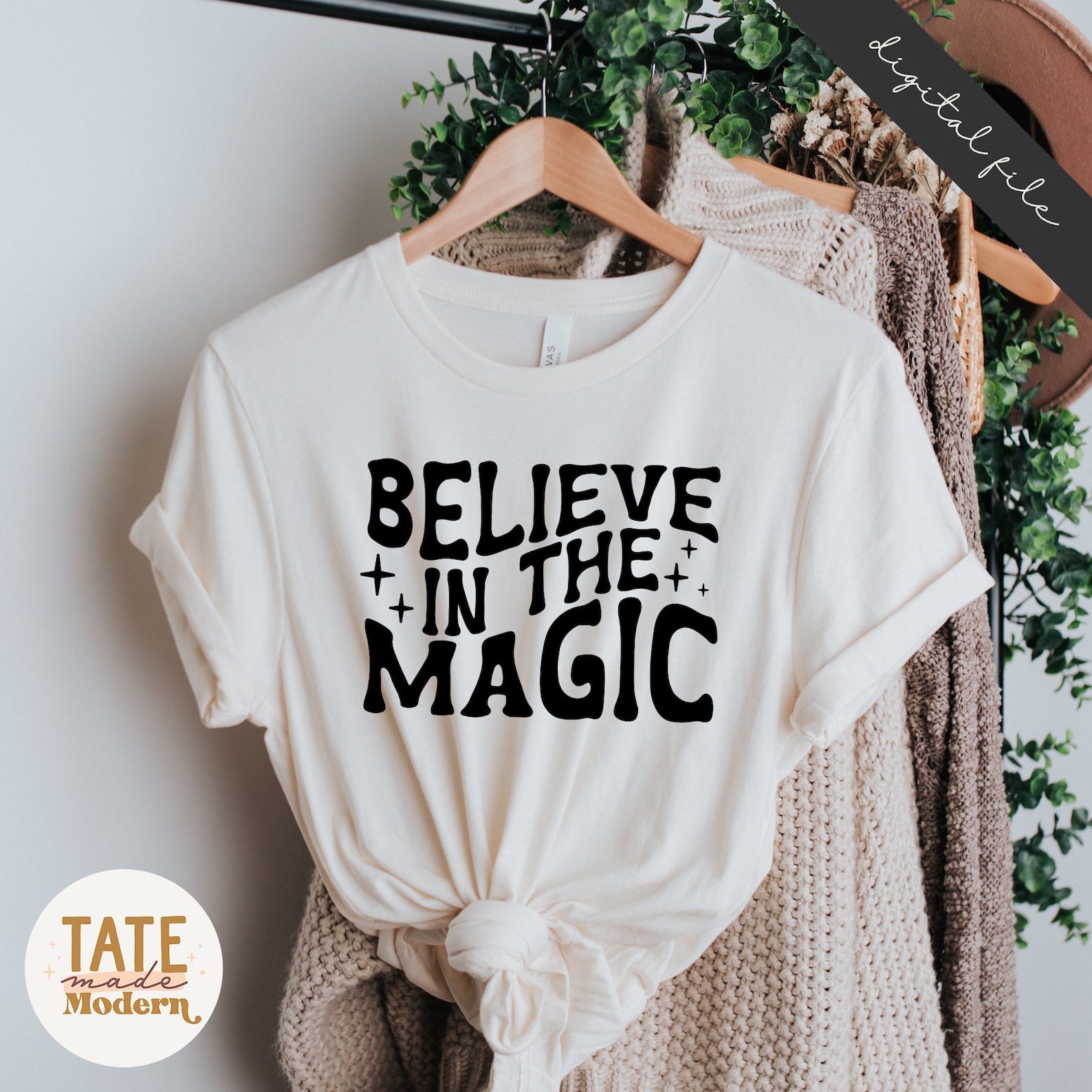 Believe in the Magic Retro SVG Cut File Christmas Magic Svg - Etsy