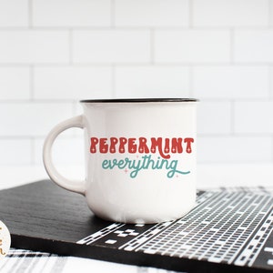 Peppermint Everything Retro SVG Cut File, Peppermint Season Shirt Svg ...