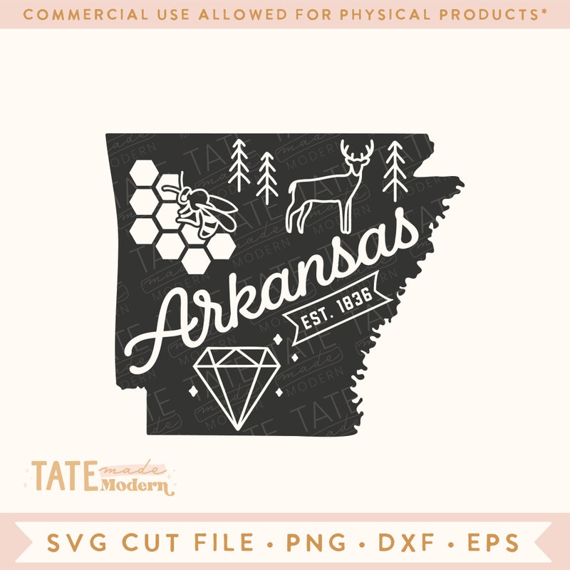Arkansas Svg - Etsy
