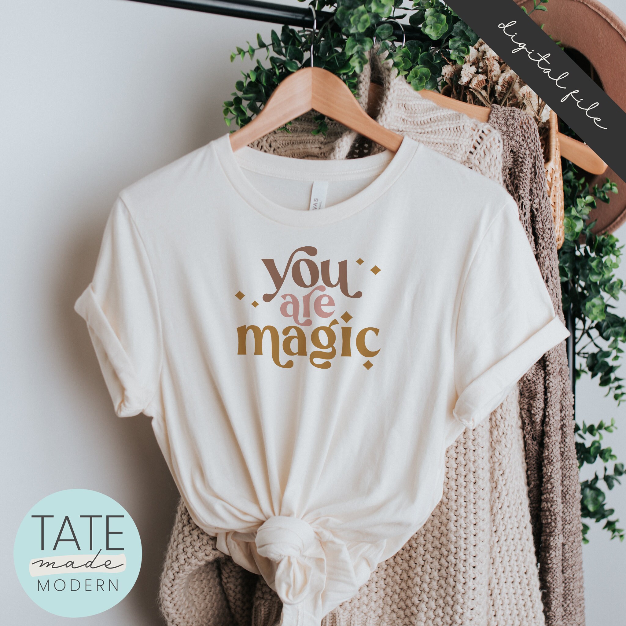 You Are Magic SVG Cut File - Retro Vintage Kid Svg, Boho Retro Svg for ...