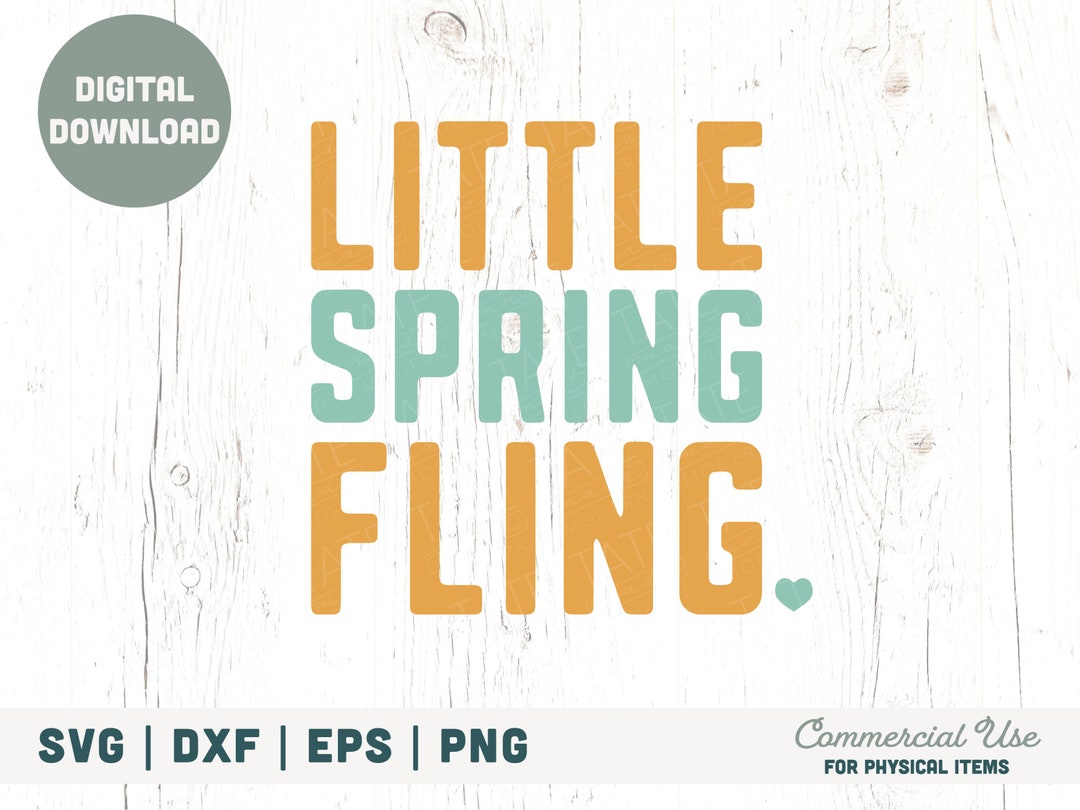 Little Spring Fling SVG Cut File - Retro Boy Spring Svg, Spring Shirt ...