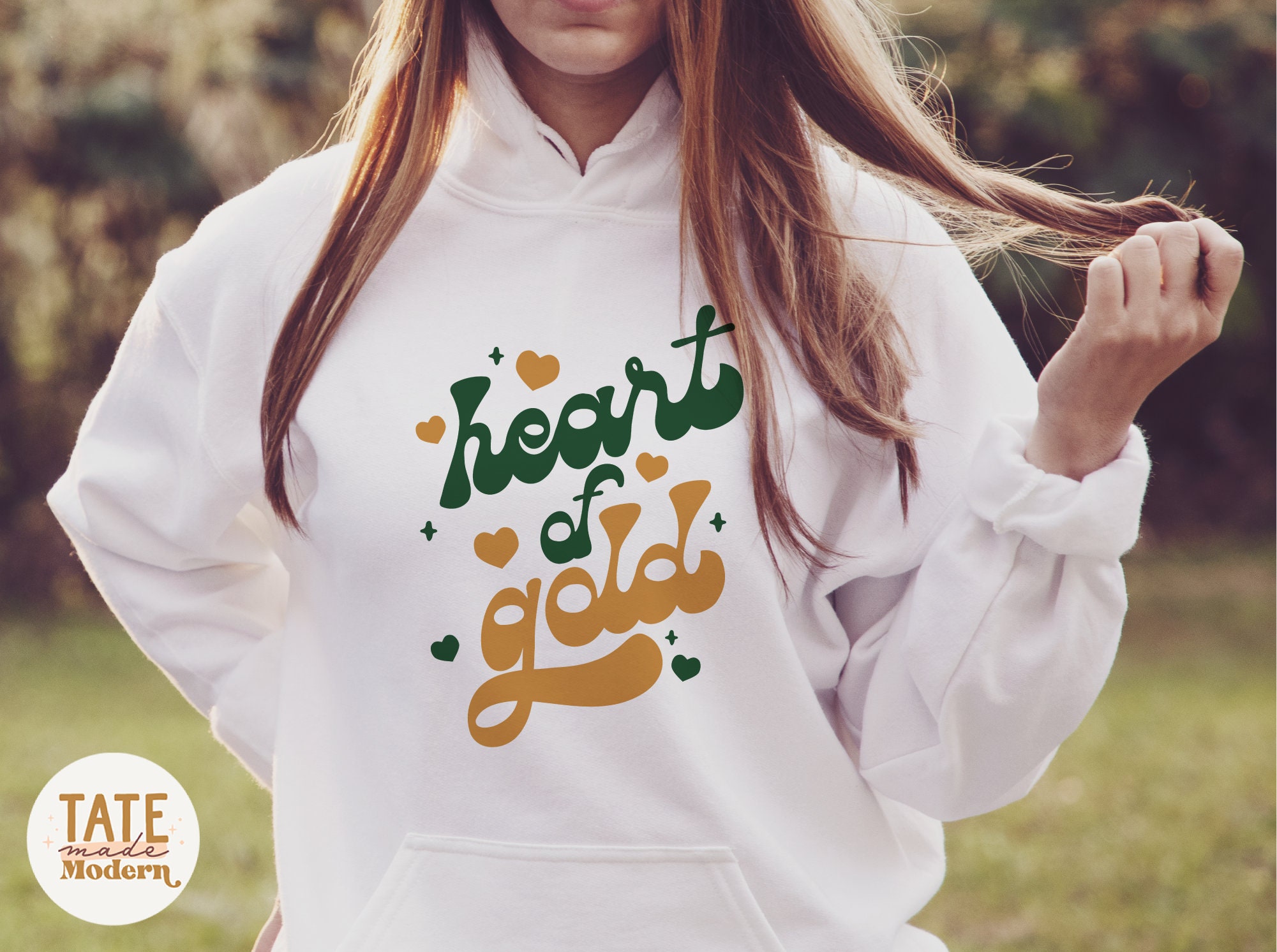 Heart of Gold Retro SVG Cut File Retro St. Patricks Day Svg - Etsy