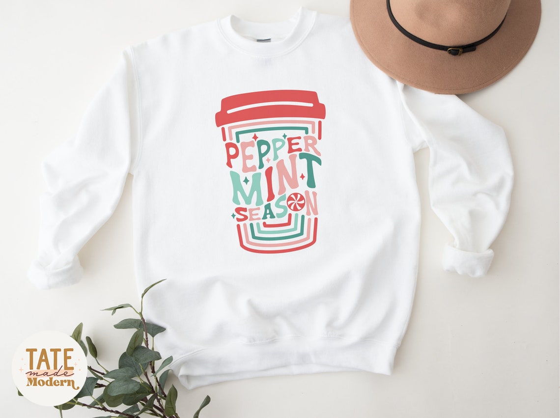 Peppermint Season Retro SVG Cut File Peppermint Season Shirt - Etsy
