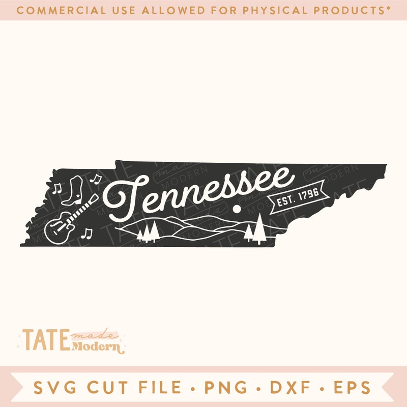 Tennessee Svg - Etsy