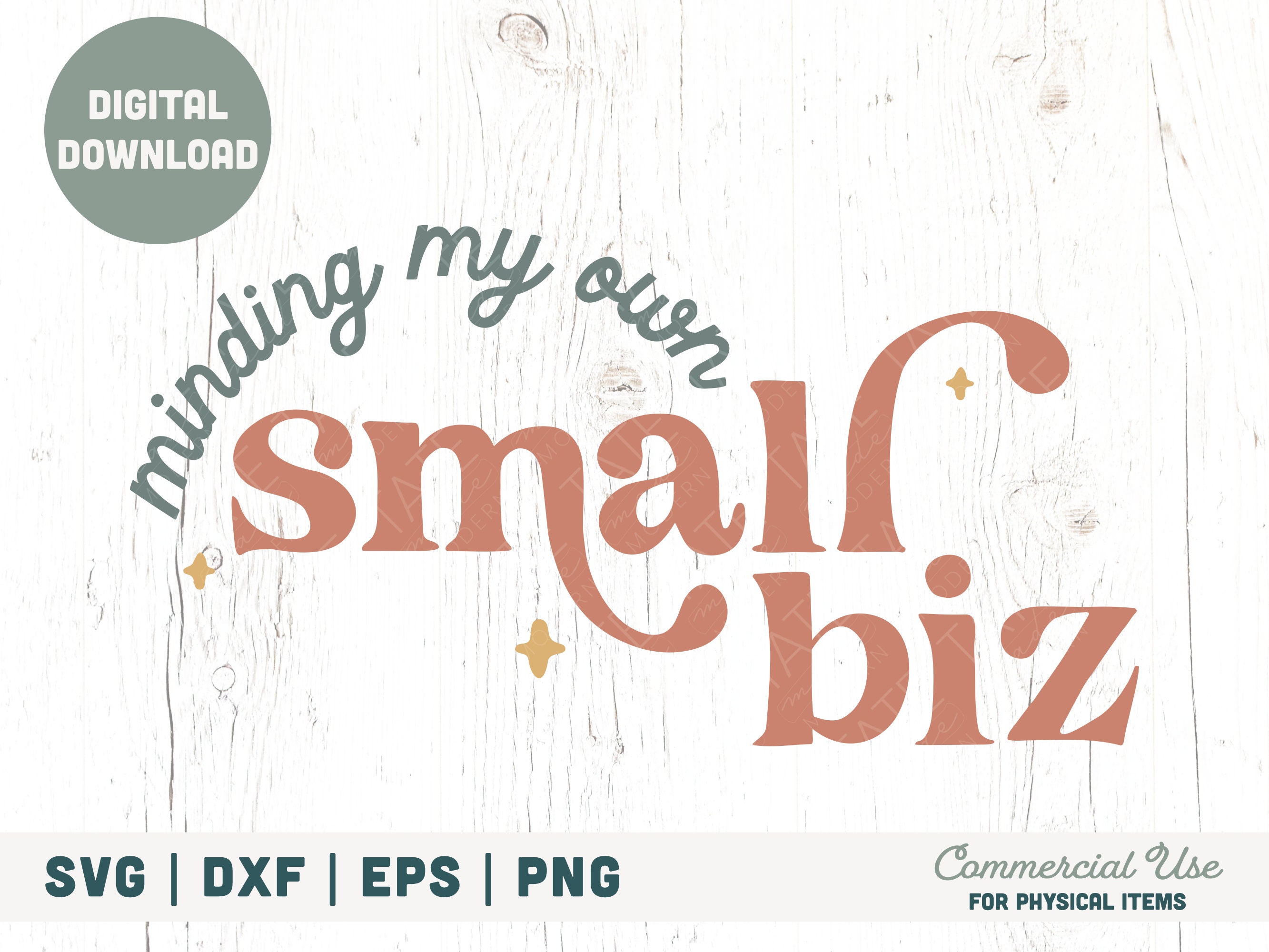 Minding My Own Small Biz SVG Cut File Retro Boss Lady Small - Etsy