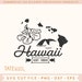 Vintage Hawaii SVG Cut File Hawaii Home Svg, Hawaii State Symbols Svg ...