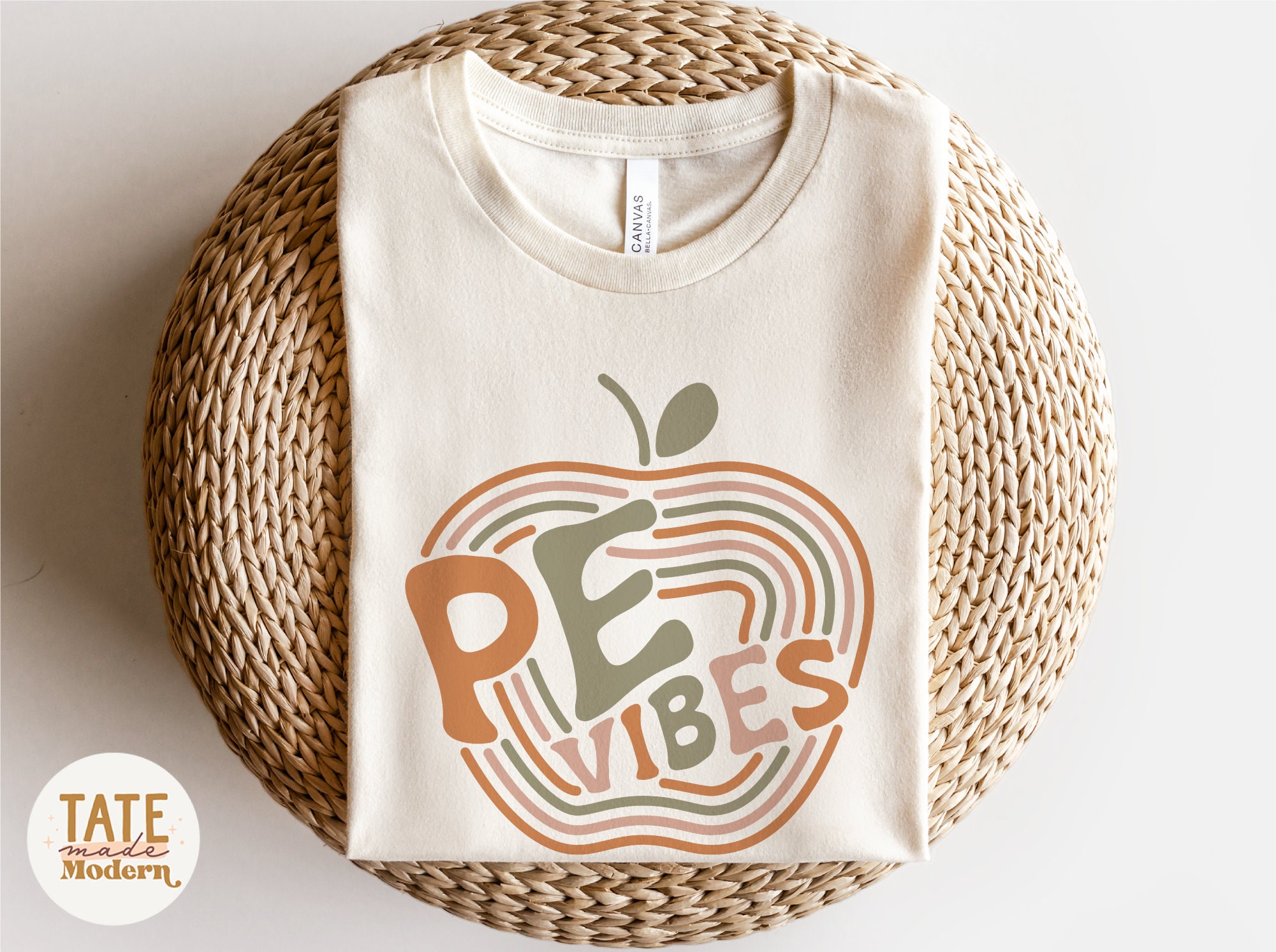 PE Vibes Retro SVG Cut File - Physical Education Teacher Shirt Svg ...