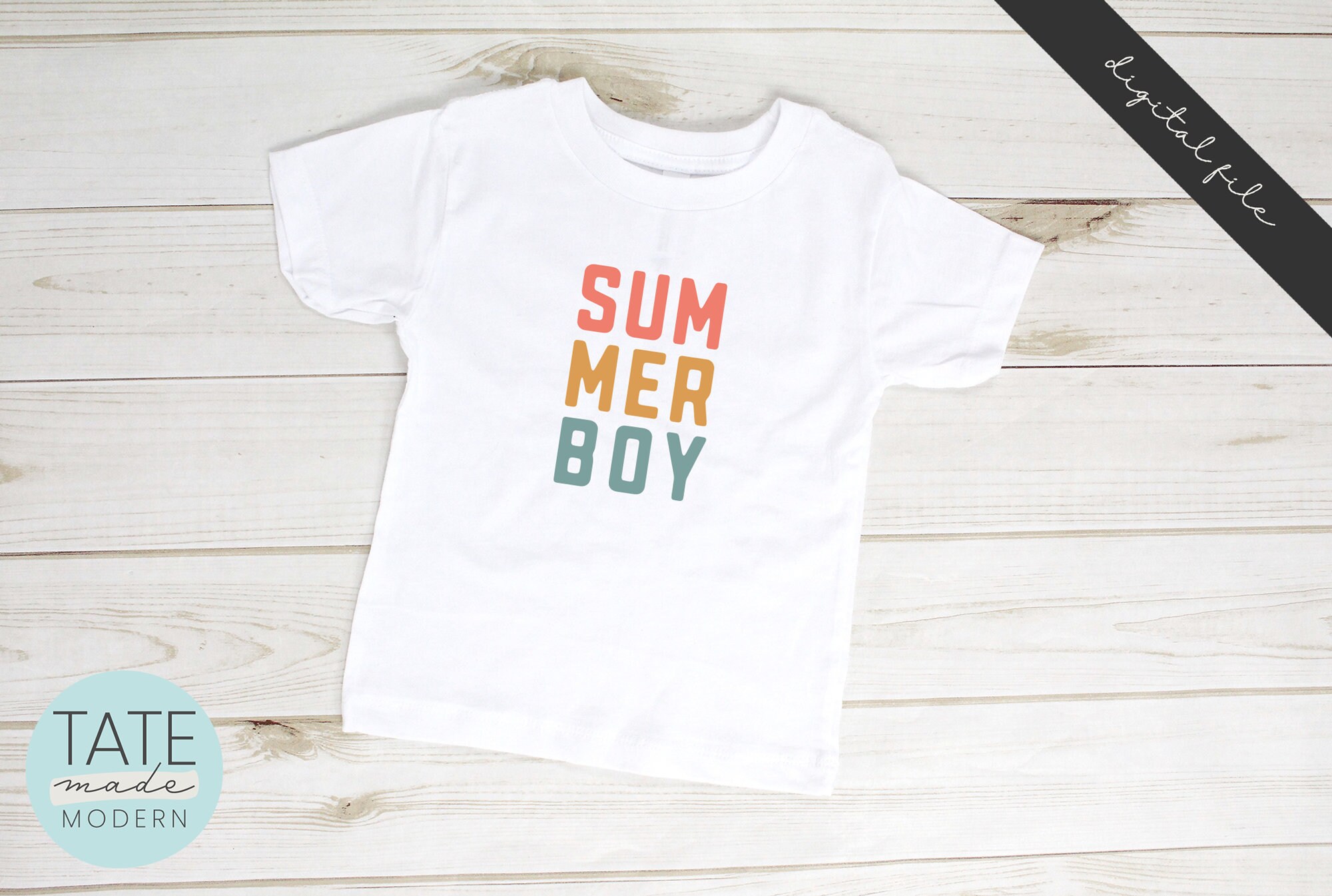 Summer BOY SVG Cut File - Retro Summer Svg, Summer Quote Svg Boy Shirt ...