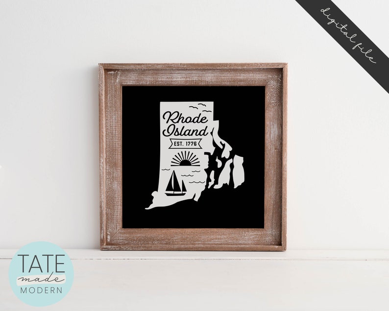Vintage Rhode Island SVG Cut File - Rhode Island Home Svg, New England ...