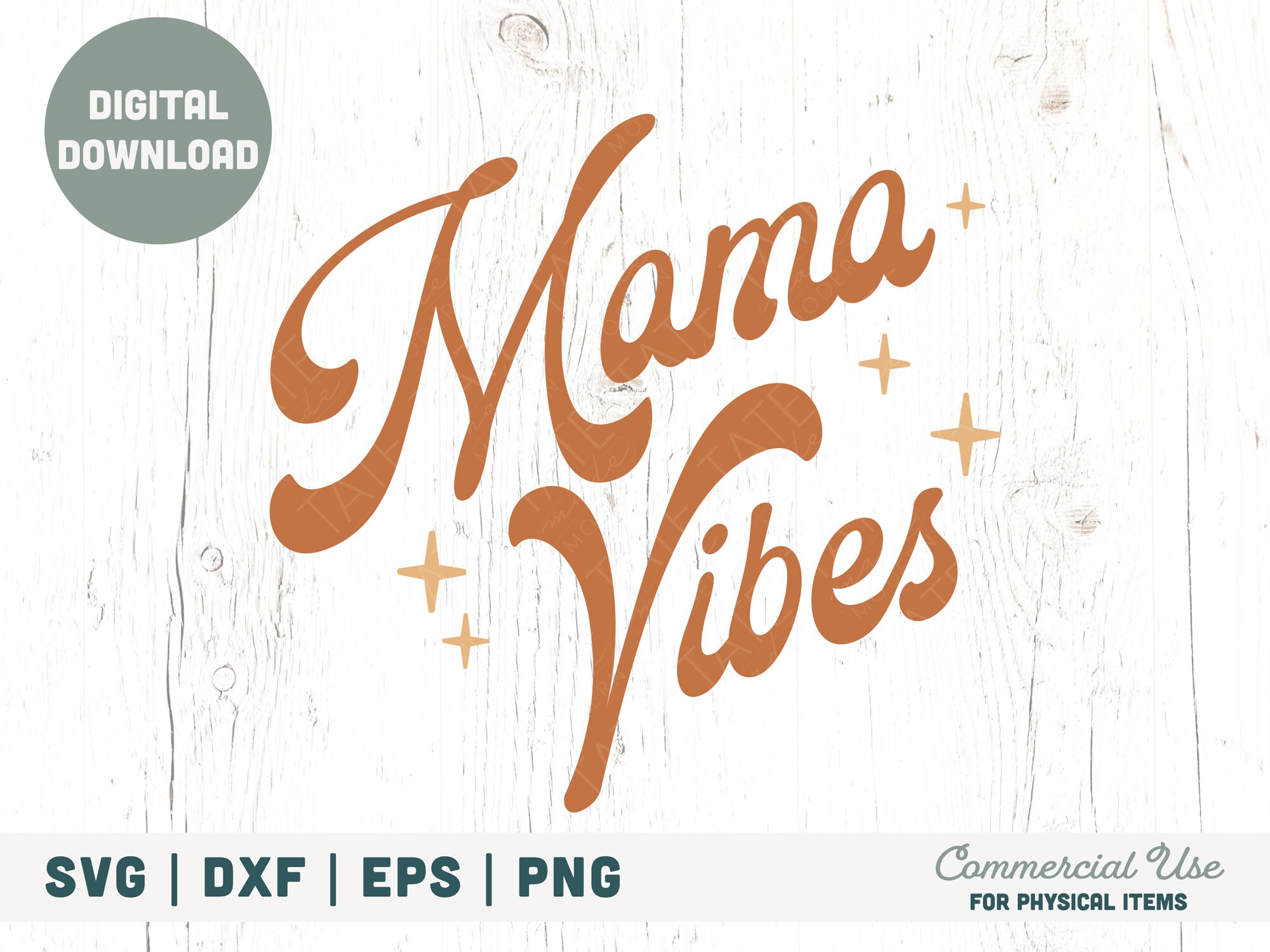 Mama Vibes Retro Svg Cut File Retro Mama Svg For T Shirt Etsy