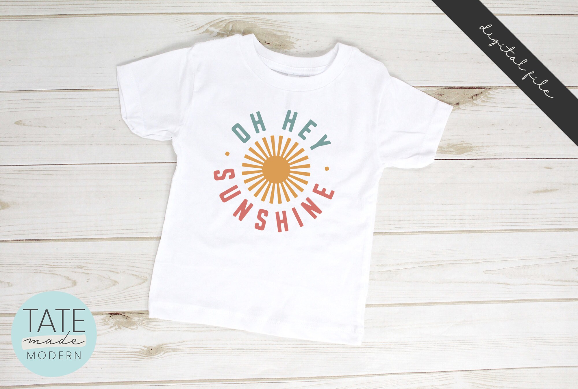 Oh Hey Sunshine SVG Cut File Retro Summer Sun Svg Summer - Etsy