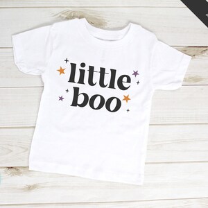 Little Boo SVG Cut File - Retro Halloween Svg, Baby Halloween Shirt Svg ...