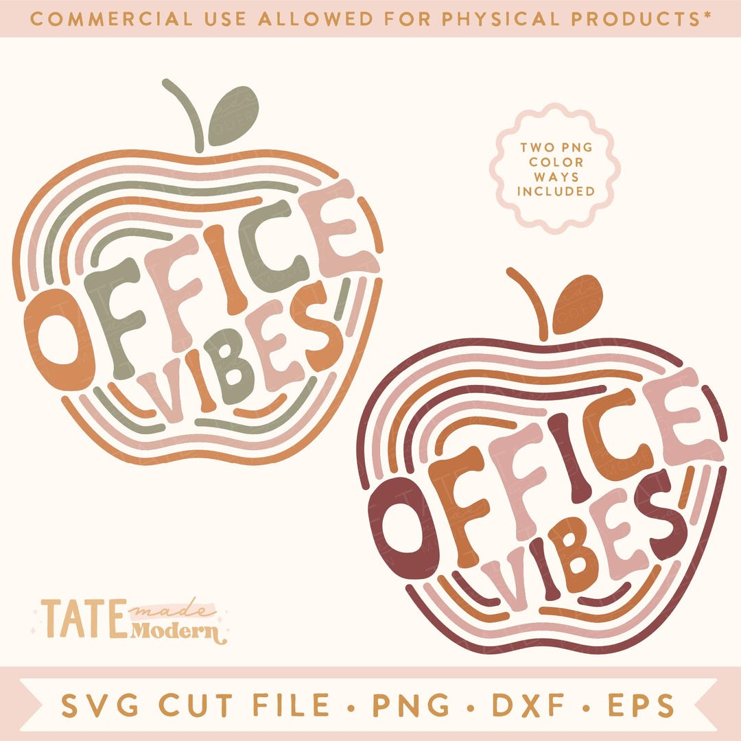 Office Vibes Retro SVG Cut File - Office Staff Shirt Svg, Staff ...